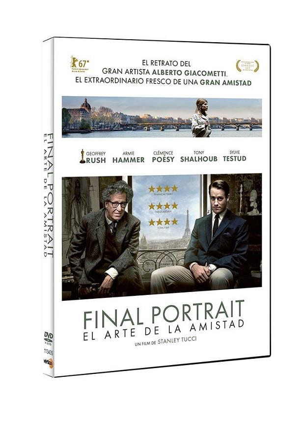 Final Portrait (El Arte De La Amistad ) - DVD | 8414533113403 | Stanley ...